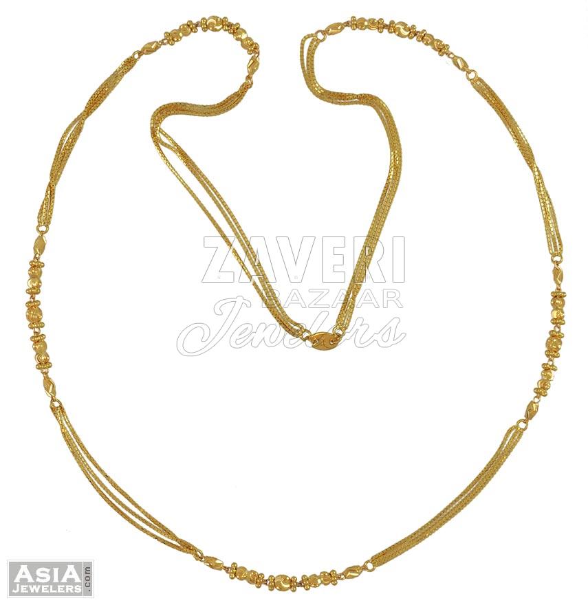 22K Fancy Long Chain(28 inch)