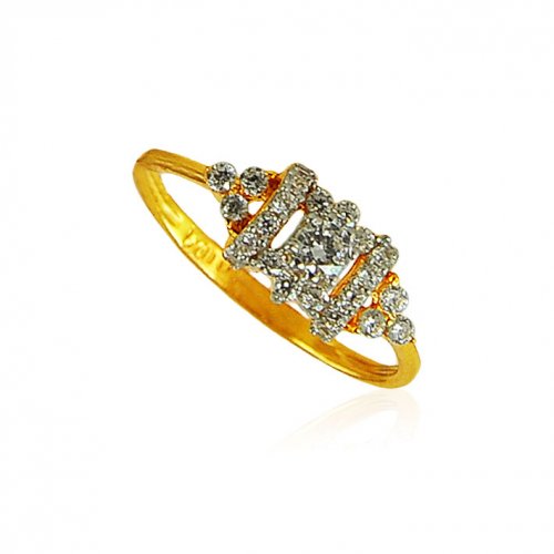 22Kt Gold Fancy Ladies Ring - AsRi63552 - 22Kt Gold Fancy Ladies Ring ...